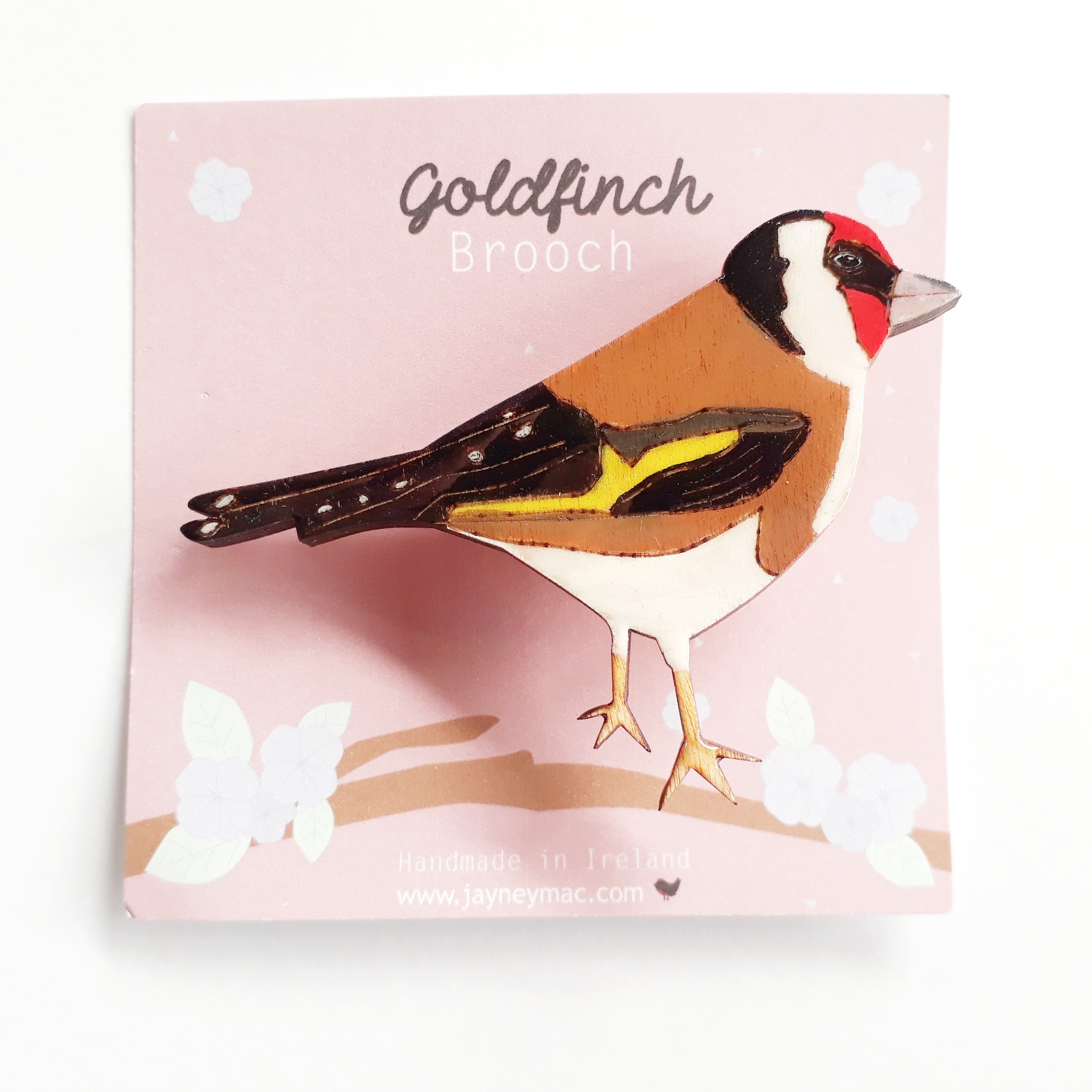 Goldfinch brooch – Cork Craft & Design