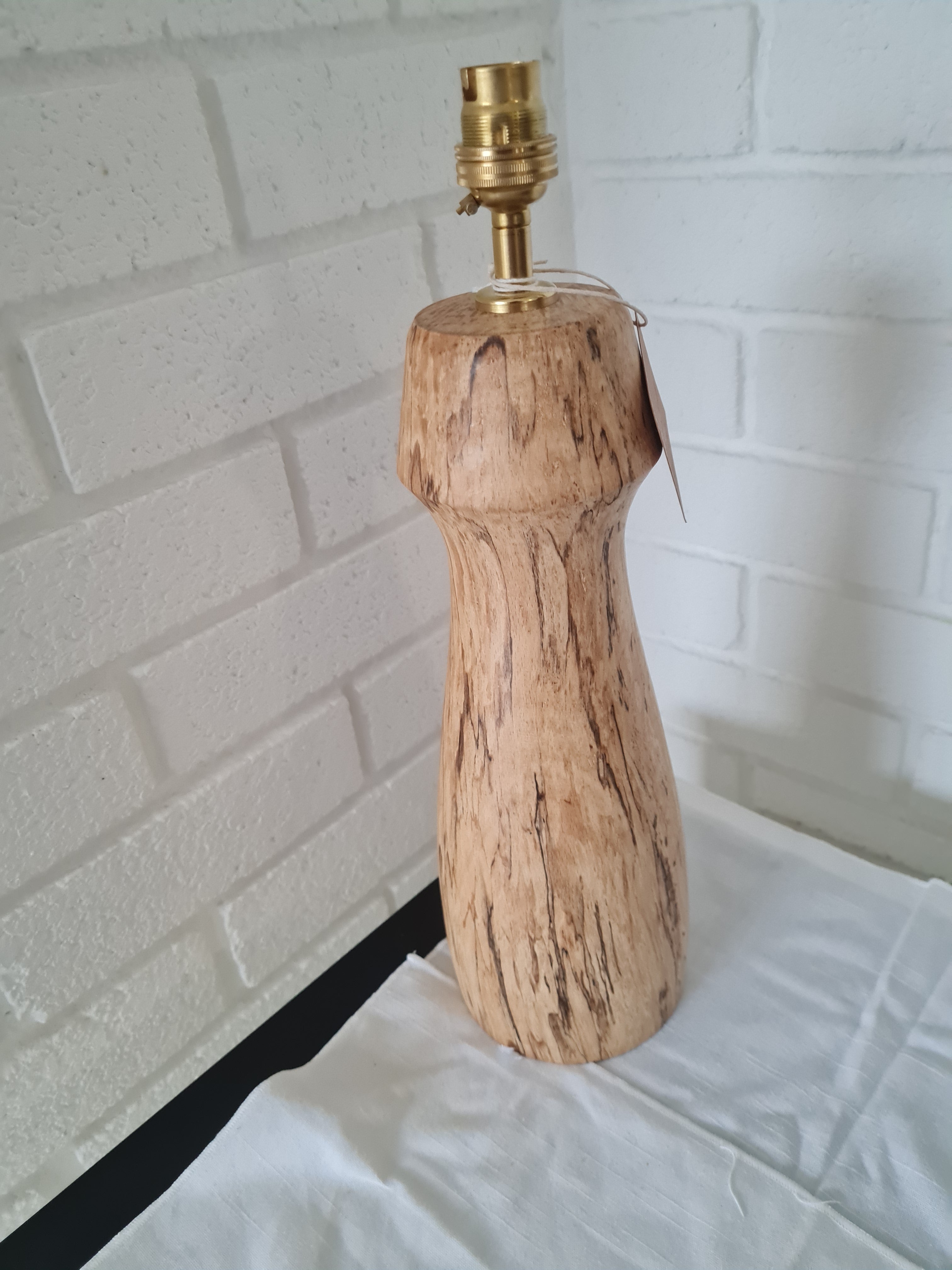 lamp spalted beech 85 – Cork Craft & Design