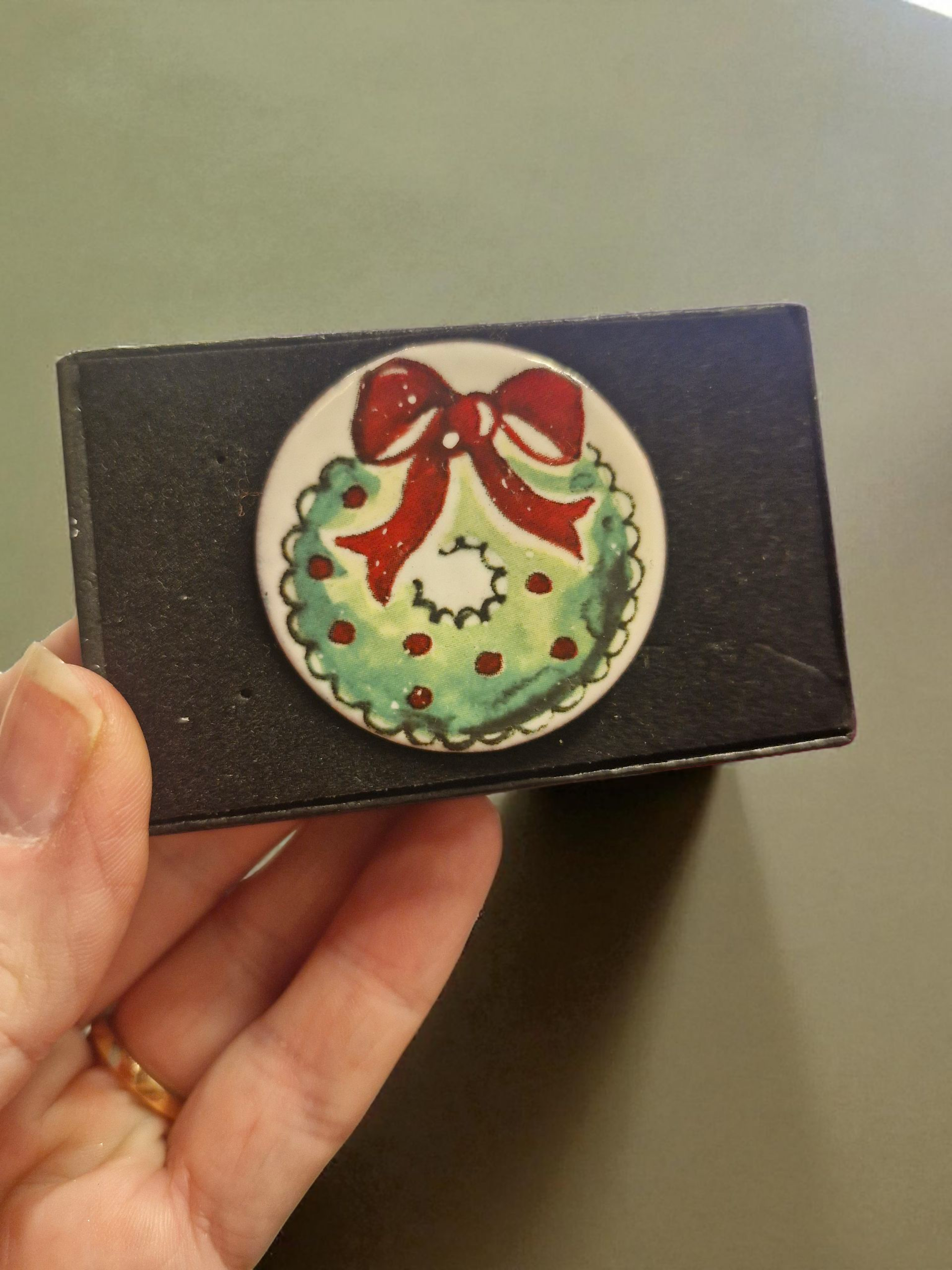 Christmas Brooch – Cork Craft & Design