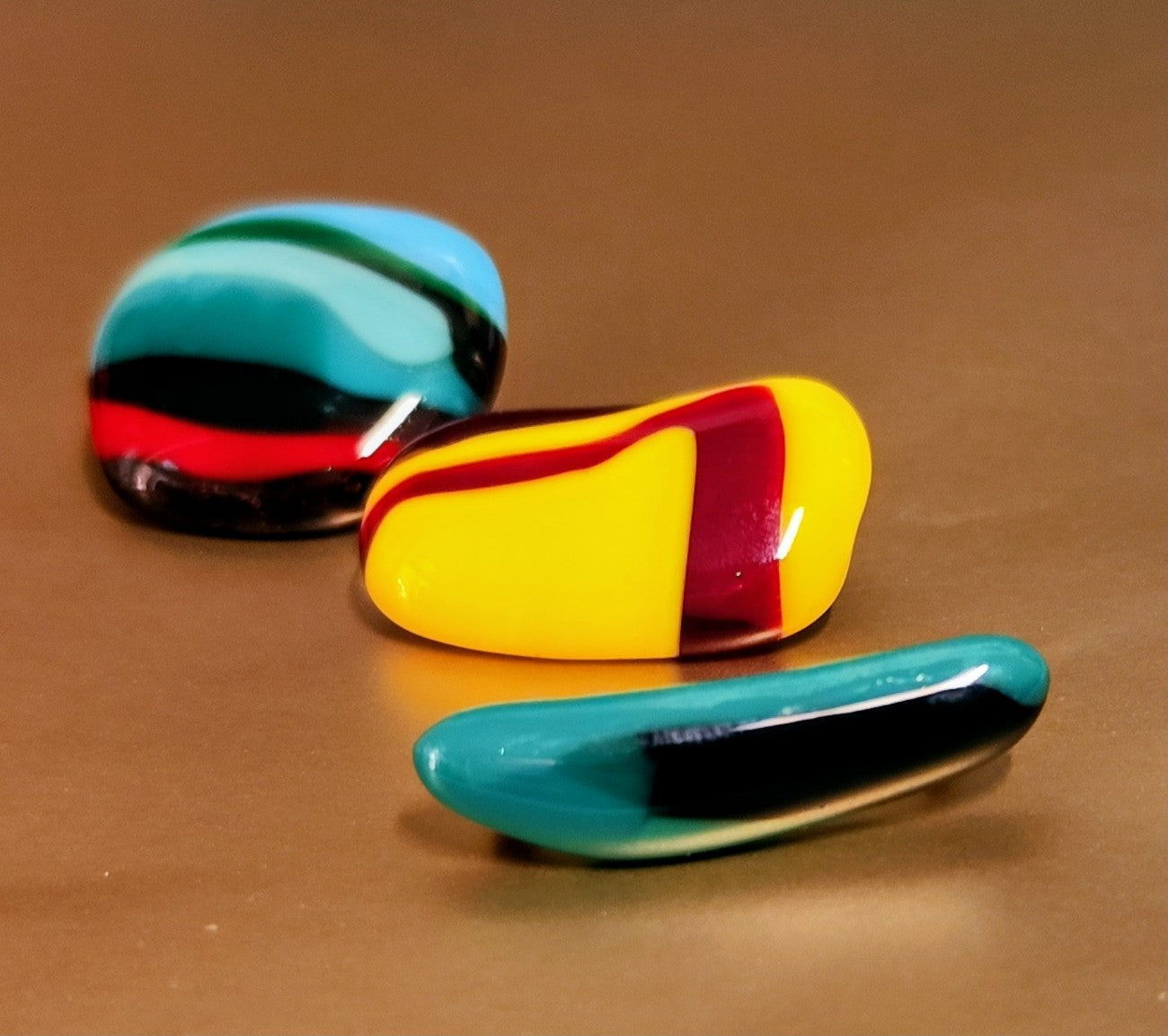 Glass Art Brooch – Cork Craft & Design